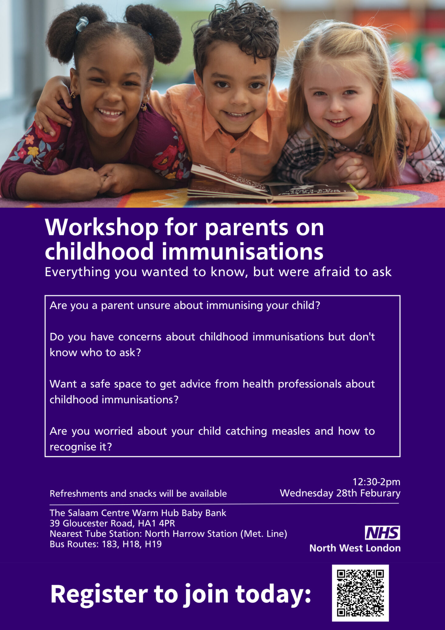 Workshop for Parents on Childhood Immunisations – GP Direct
